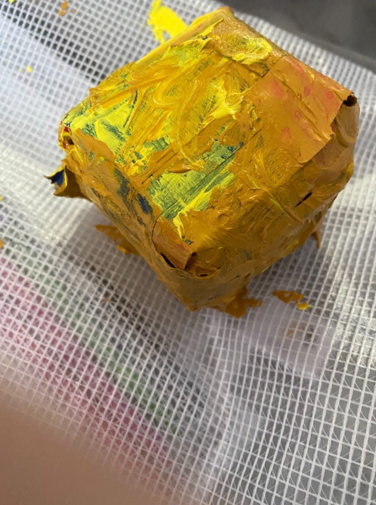 Cube Art with Toddlers